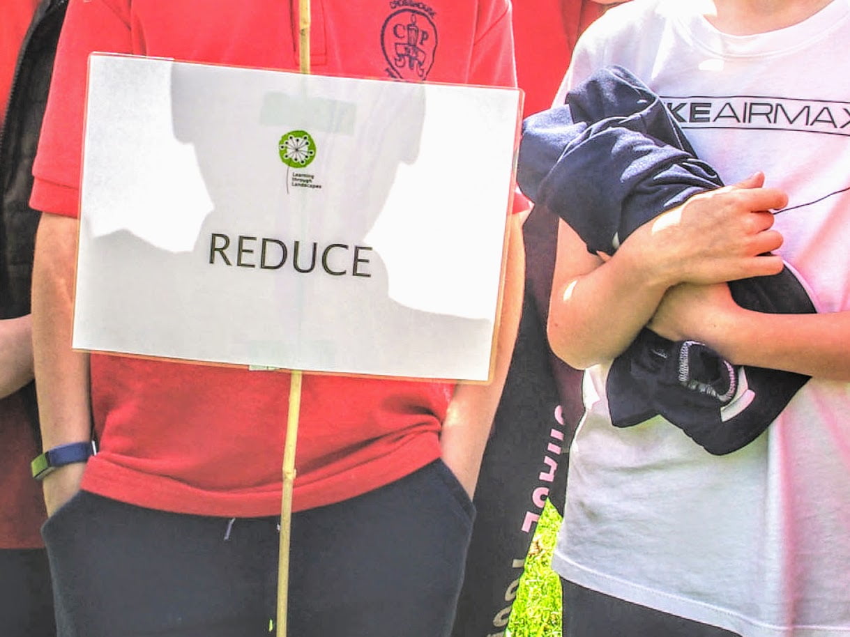 Outdoor Lessons | Reduce Reuse Recycle Relay | Learning through Landscapes