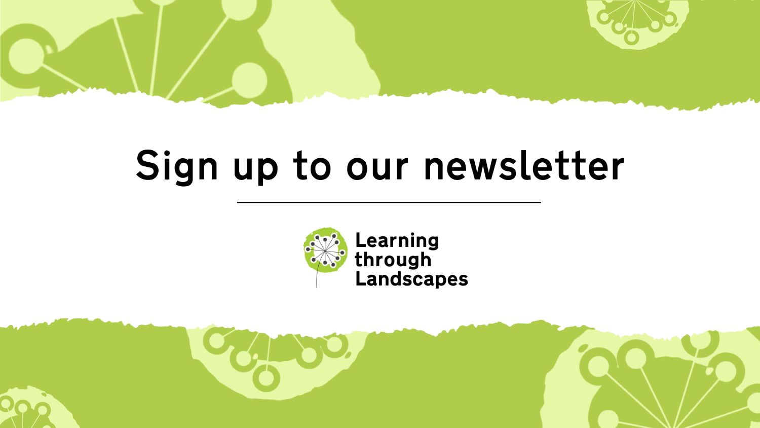 Sign up to our free newsletter | Learning through Landscapes
