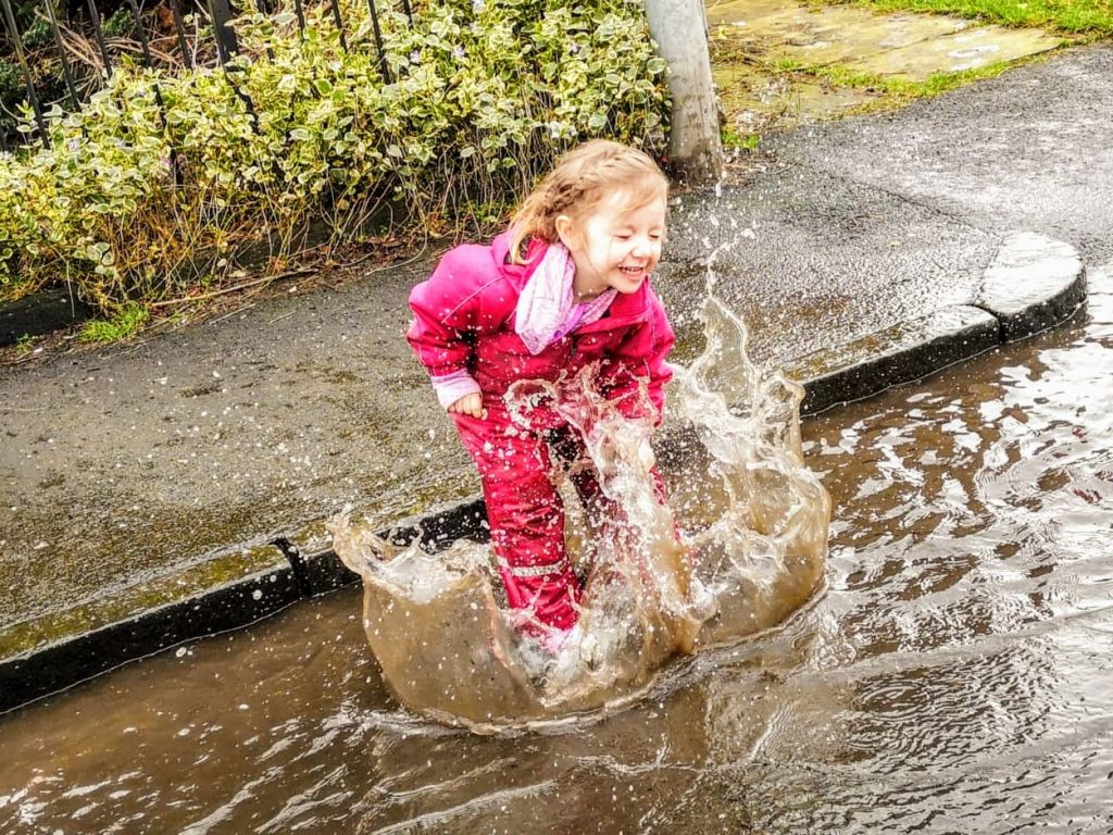 Outdoor Lessons | Puddle Potential | Learning through Landscapes
