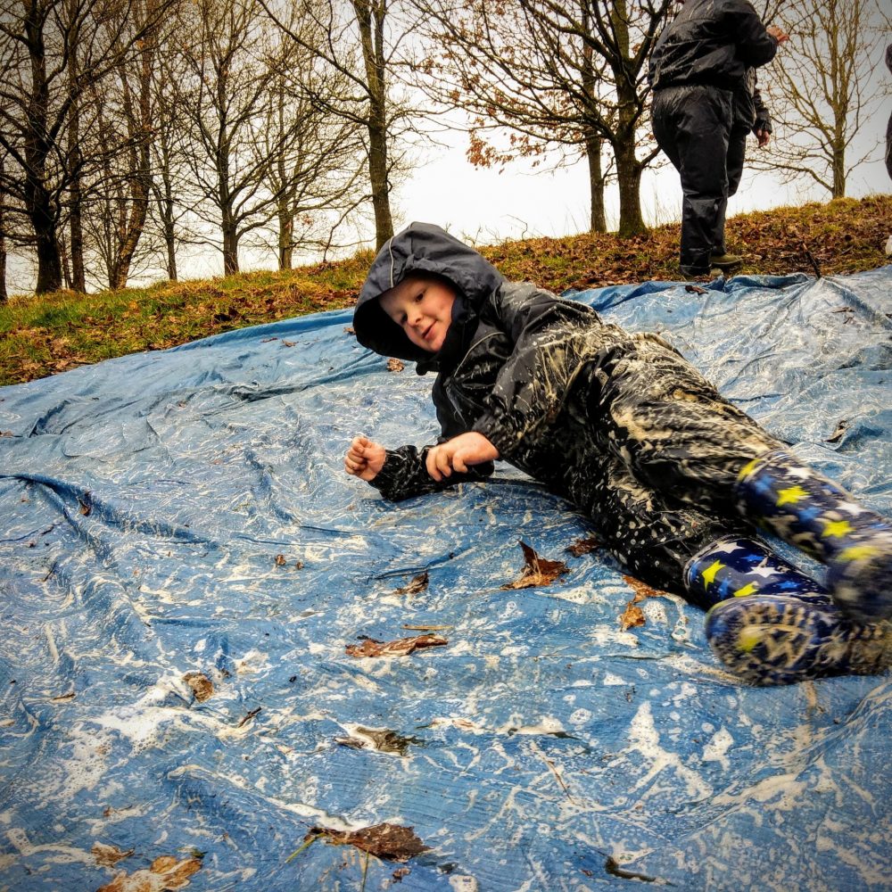 Outdoor Lessons | Puddle Potential | Learning through Landscapes