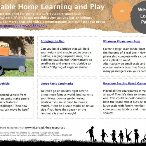 Sustainable Home Learning and Play | Week 3 | Early Years to Upper Primary