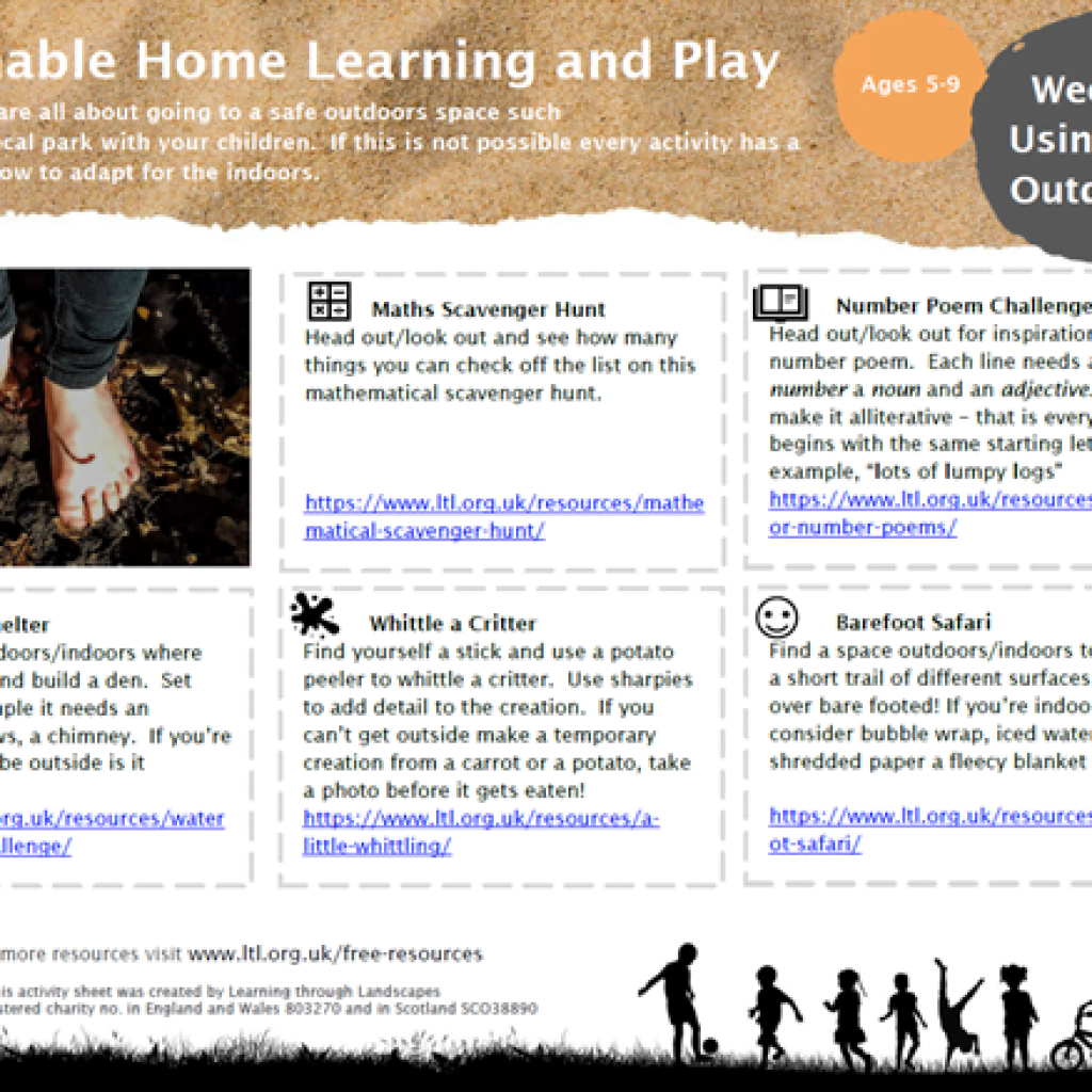 Sustainable Home Learning and Play | Week 3 | Early Years to Upper Primary
