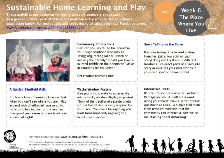 Sustainable Home Learning and Play | Week 5 | Early Years to Upper Primary