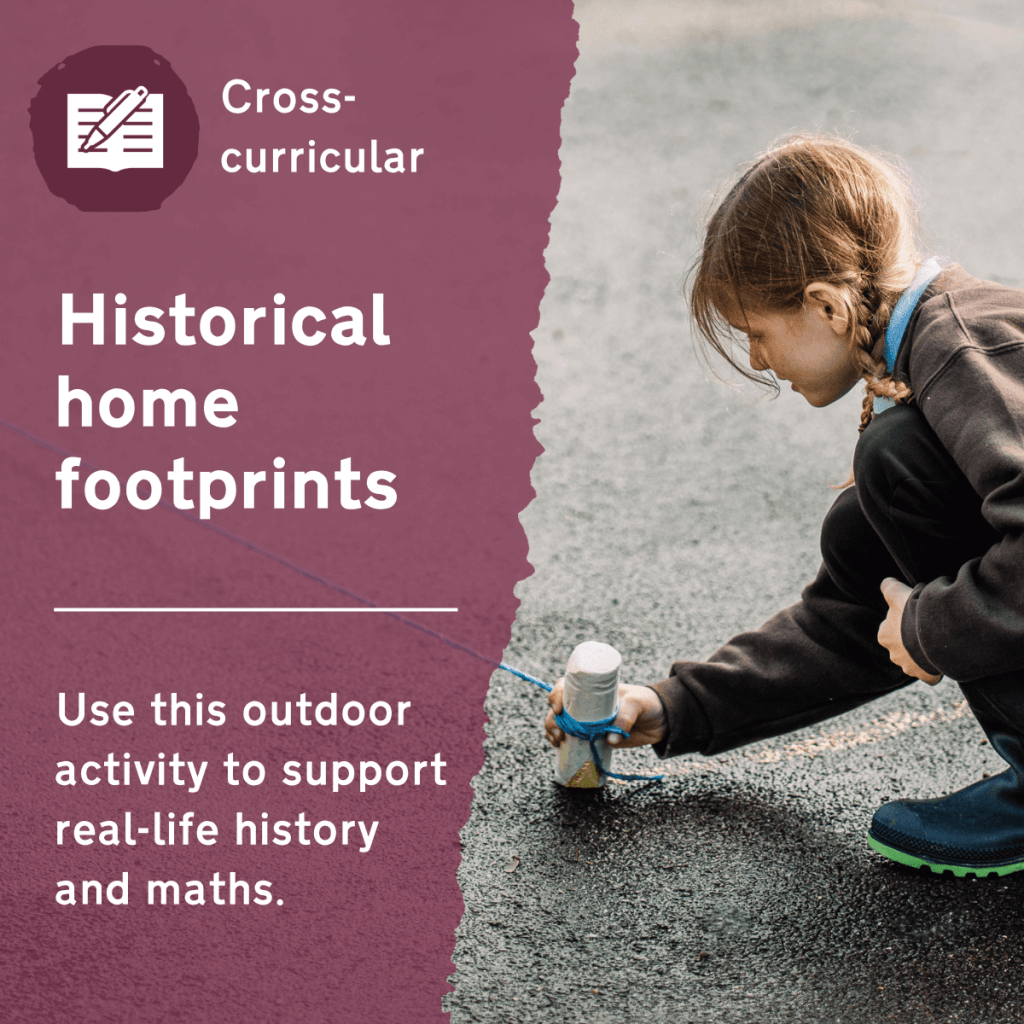 Historical Home Footprints | Outdoor Lesson Idea by Learning through ...