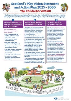 Scottish policies for outdoor learning and play in education